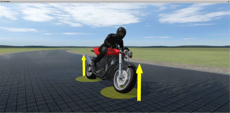 BikeSim | Bike dynamics simulation - 2 wheels vehicle | AMET