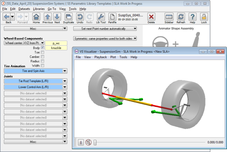 SuspensionSimSim | Vehicle Suspension simulation | AMET